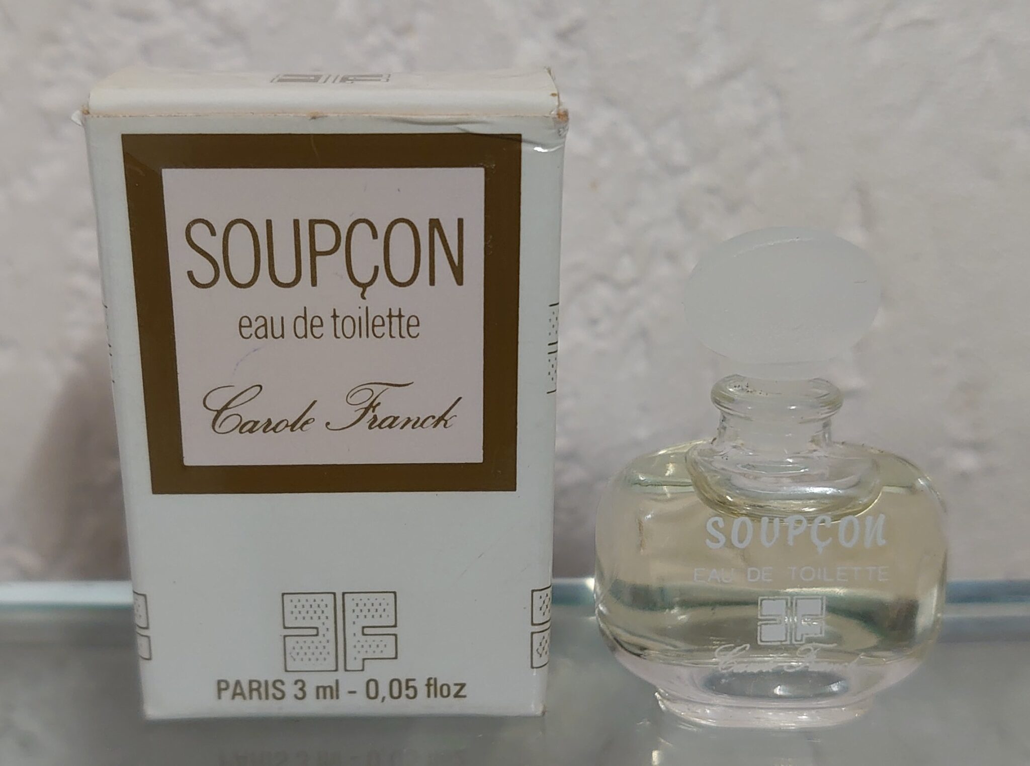 SOUPCON – EDT 3 ML de CAROLE FRANCK – Perlerare63 – Vente de miniatures ...